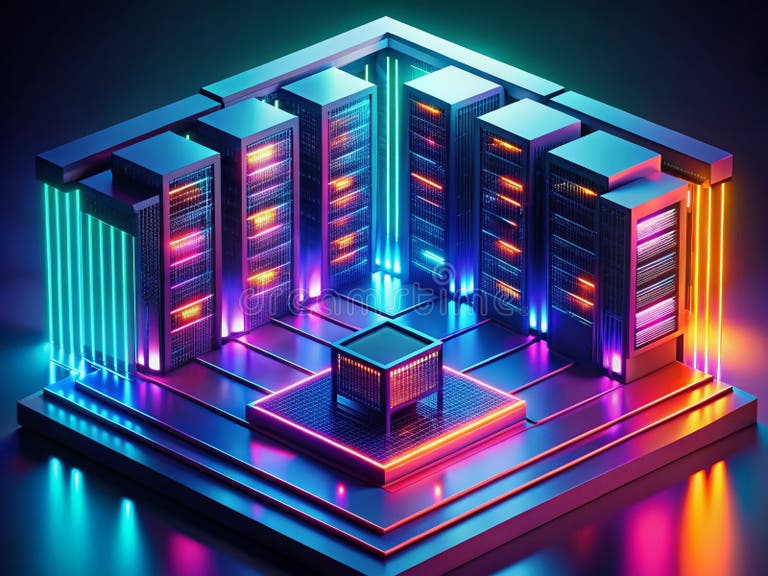 Experience the Future of Data Centers Immersive Isometric Visualization ...