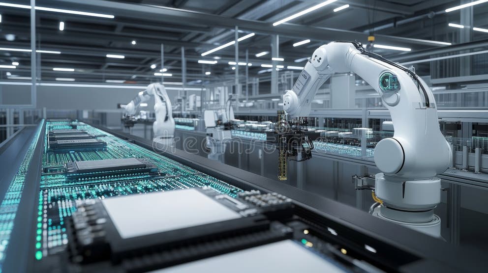 Automated Circuit Board Assembly Precision Robotics for Module ...