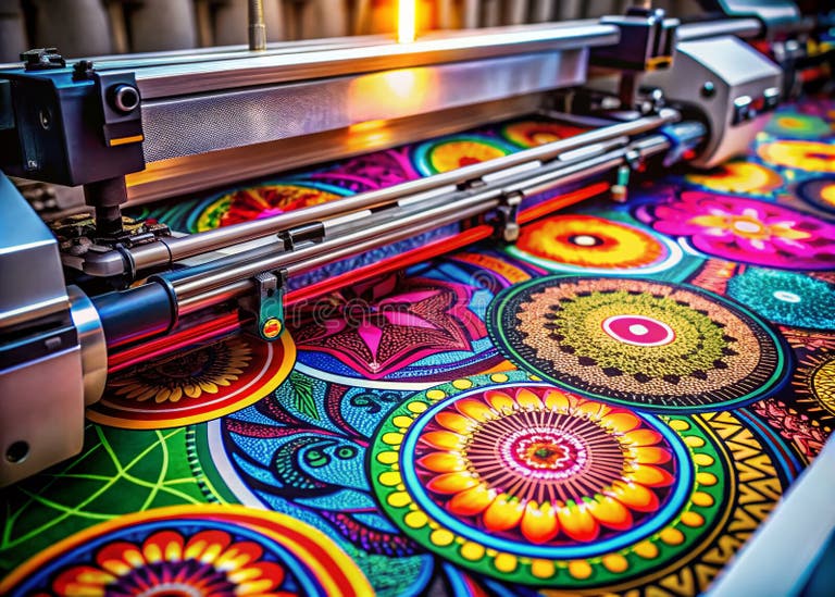 Advanced Textile Printing Technology Witness Dynamic Pattern Creation ...