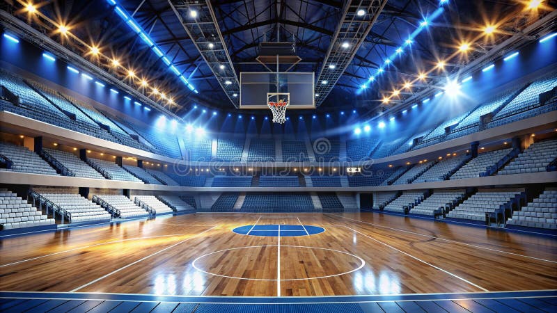 Experience the Future Futuristic NBA Stadium Rendering Generative by AI ...