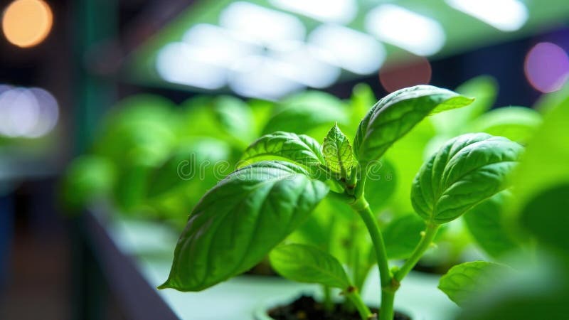Grow Fresh Healthy Basil Indoors with a Hydroponic LED Grow System ...