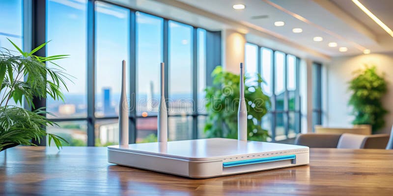 Sleek Wireless Router Seamless Connectivity for Modern Home and Office ...