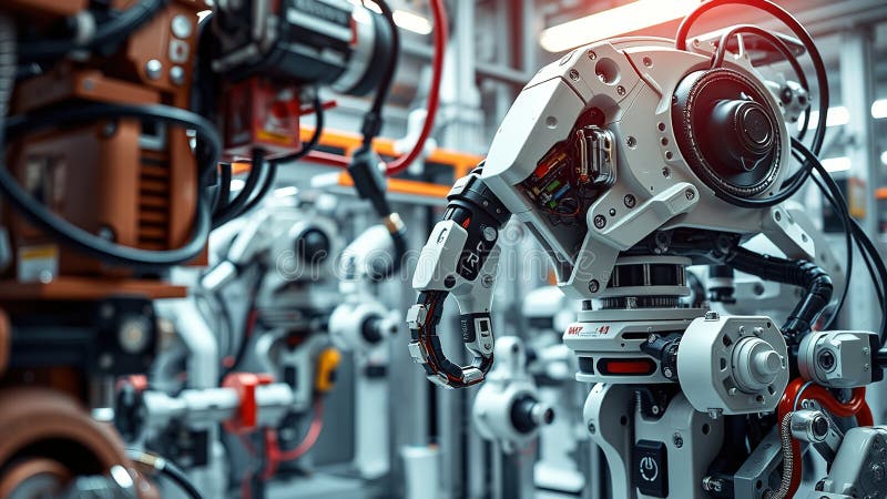 Advanced Robotics Automation Futuristic Manufacturing Systems and ...