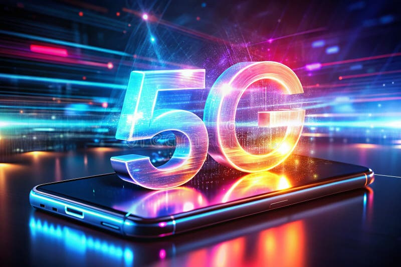 Experience the Future of Mobile Communication Stunning Holographic 5G ...