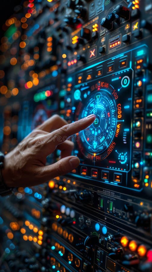 Experience the Futuristic Control Panel Witness the Advanced Technology ...