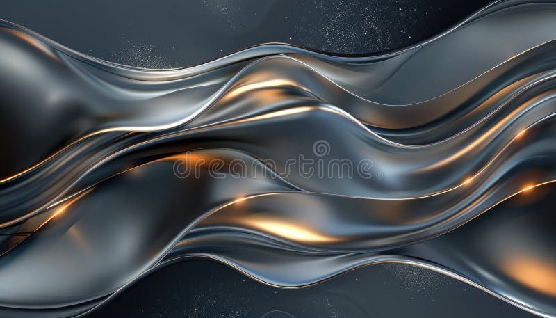 Experience Futuristic Luxury with a Modern Abstract Metallic Texture ...