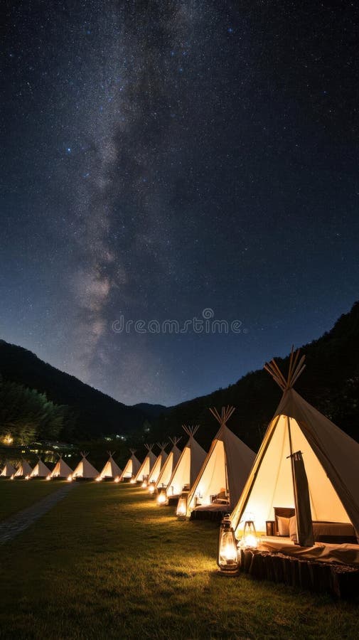 Experience Glamping Under a Starry Sky, a Luxurious Camping Getaway at ...