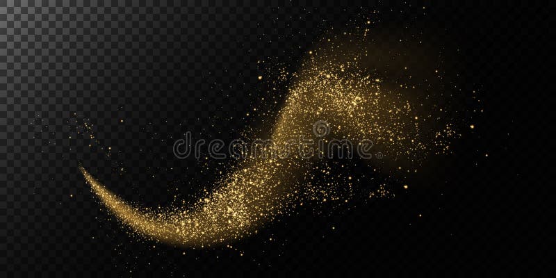 Experience the Golden Glitter Swirl Effect, Perfect for Creating ...