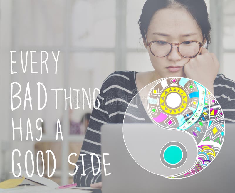 Experience Good Positive Qoute Encouragement Concept Stock Image ...