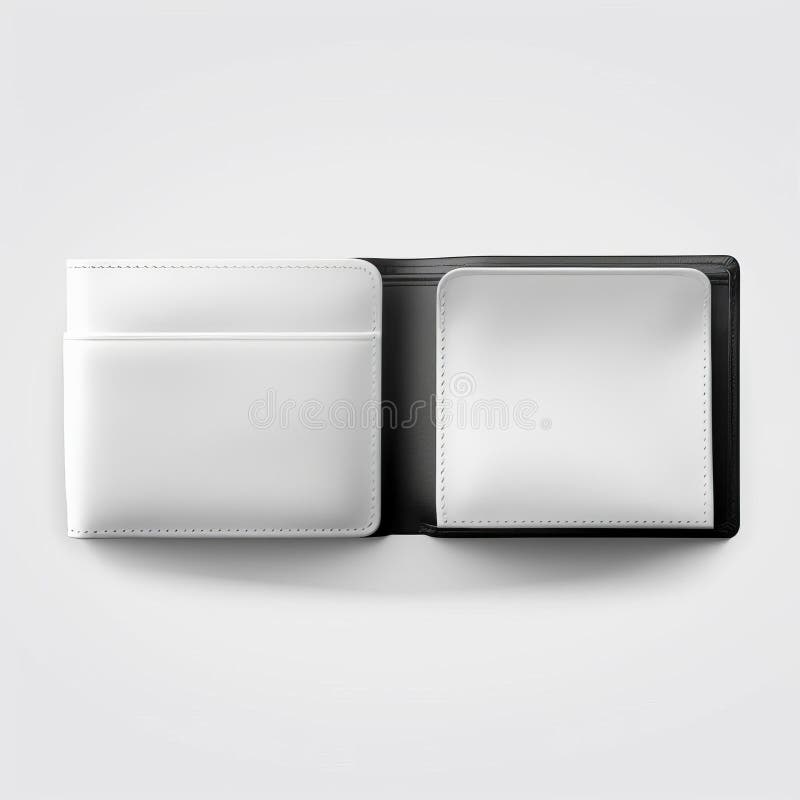 Empty Wallet Mockup - Uhd Image, White Background Stock Illustration ...