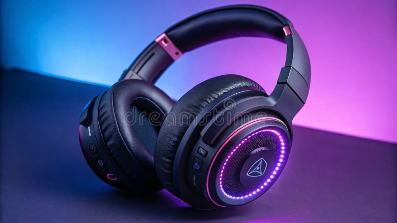 Wireless Gaming Headset with Rgb Lighting Headphones for Pc Ps Xbox and ...