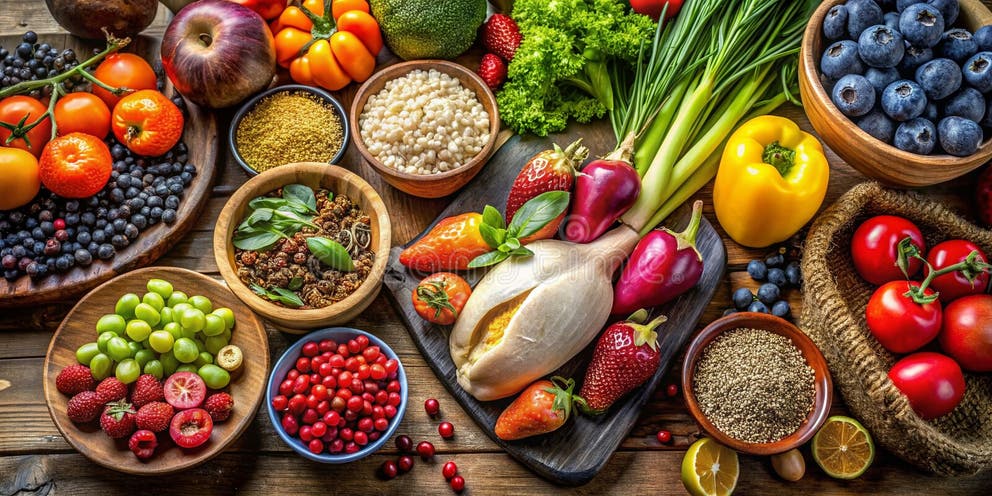 Fuel Your Body with a Vibrant Spectrum of Fresh Healthy Foods a ...