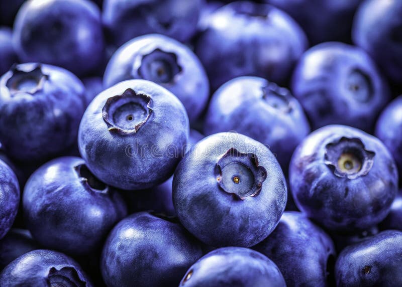 A Stunning Panoramic CloseUp of Juicy Blueberries Exploding with Summer ...