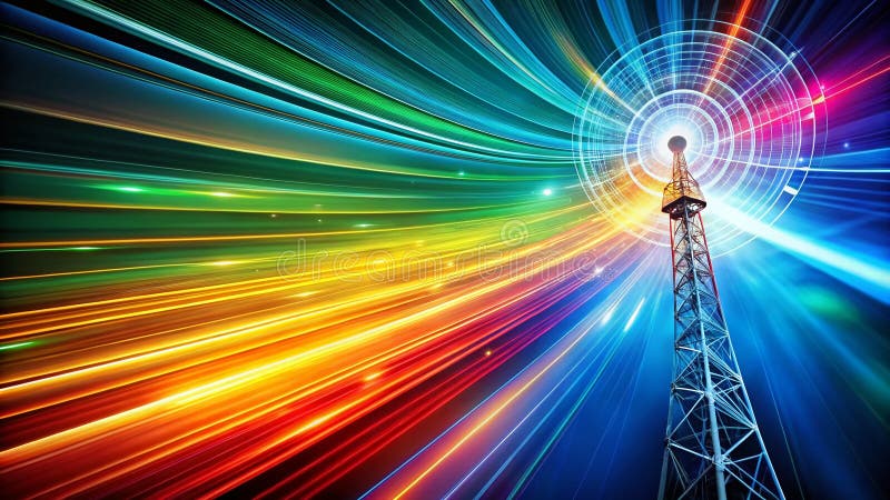 Dynamic Visualization of Wireless Data Transmission Abstract Antenna ...