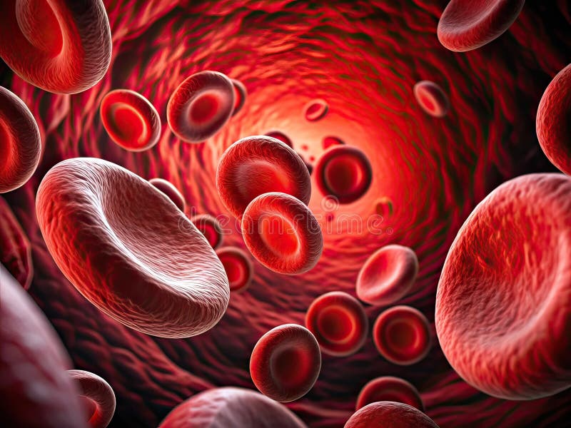 A Stunning Visualisation of Red Blood Cells in the Human Bloodstream a ...