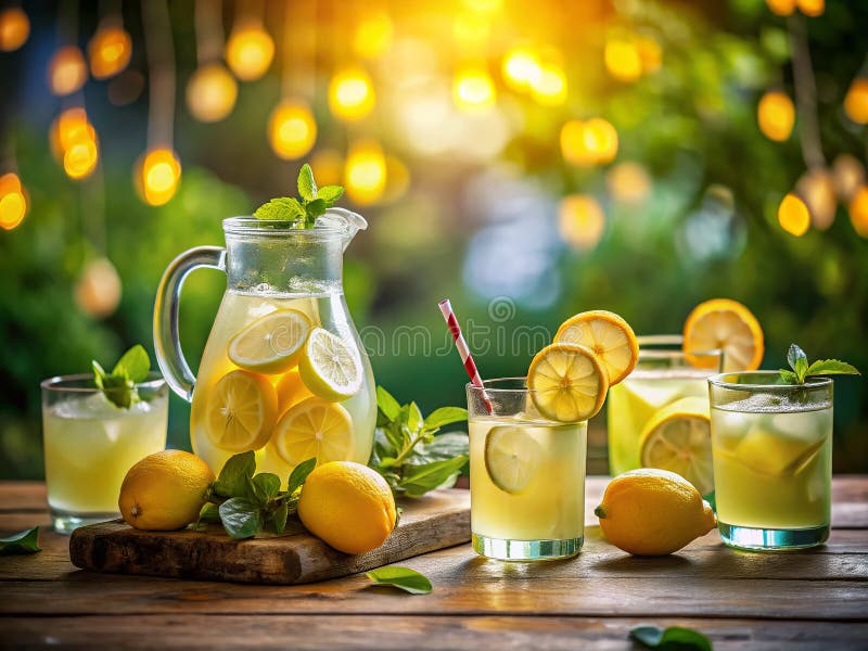 Summertime Lemonade Bliss a Vibrant Long Exposure Photography of ...