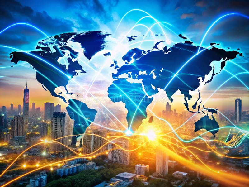 Lightningfast Internet Global Connectivity Stock Illustrations – 17 Lightningfast Internet ...