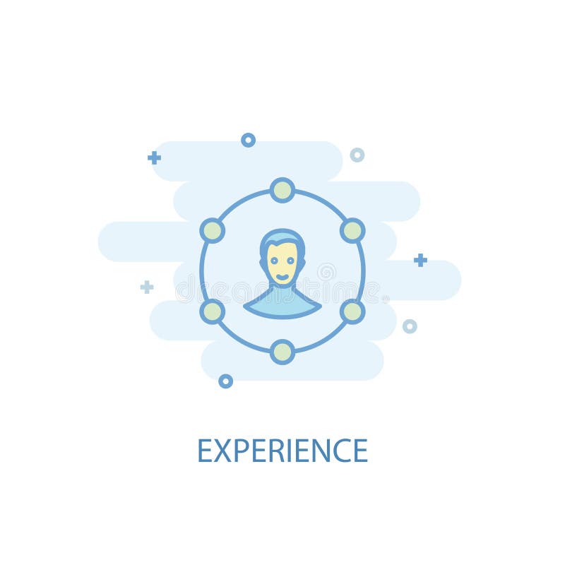 Experience Line Concept. Simple Line Stock Vector - Illustration of ...