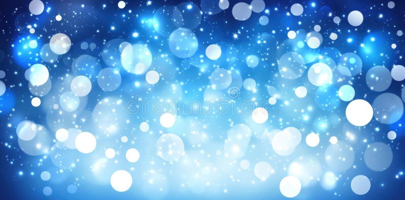 Experience the Magic of Blue Bokeh Background with Sparkle and Dreamy ...