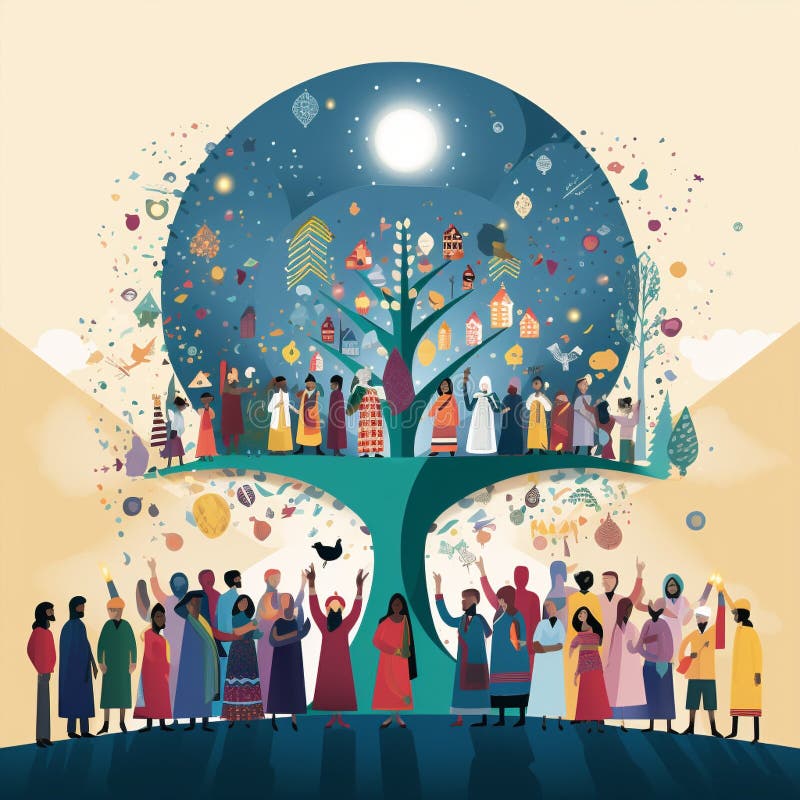 Diverse Traditions Stock Illustrations – 1,430 Diverse Traditions Stock ...