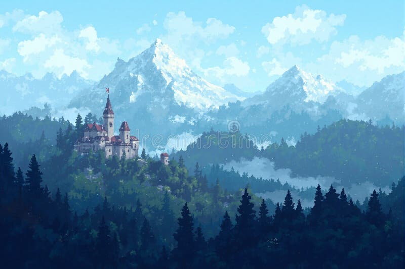 Experience the Magic of a Medieval Fortress with this AI-generated 8 ...