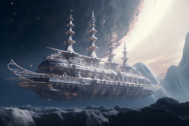 Experience the Majesty of Colossal Space Stock Illustration ...