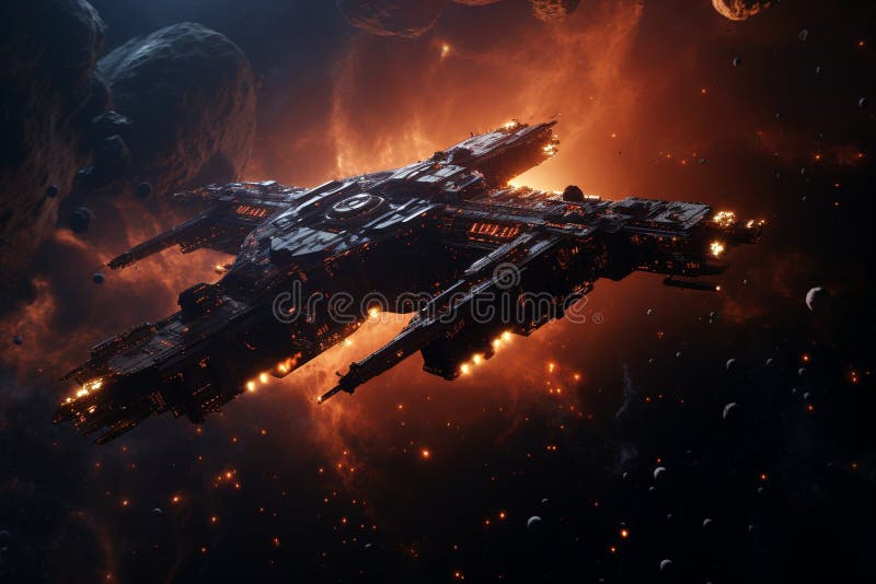 Experience the Majesty of Colossal Space Stock Illustration ...