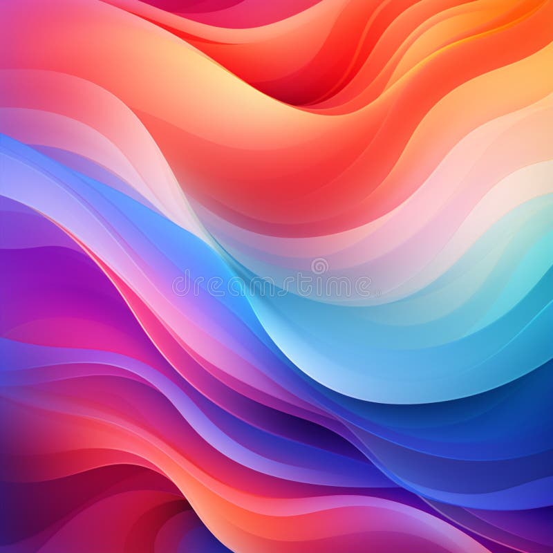 Dynamic Gradient Abstract Image Stock Illustration - Illustration of ...