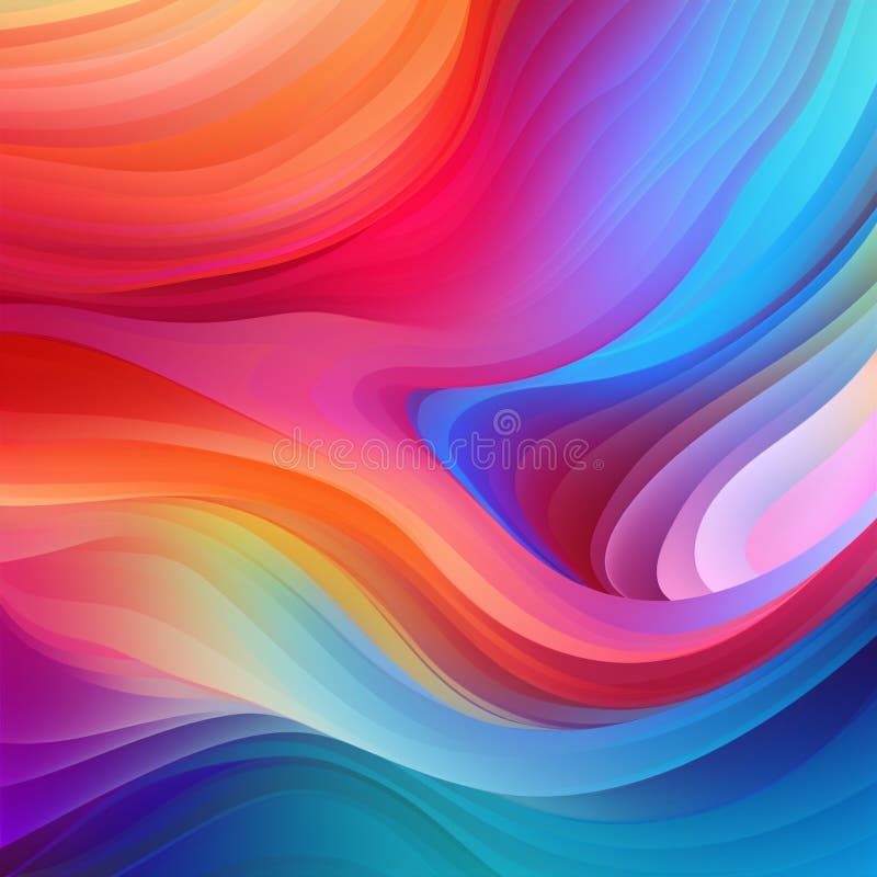 Dynamic Gradient Abstract Image Stock Illustration - Illustration of ...