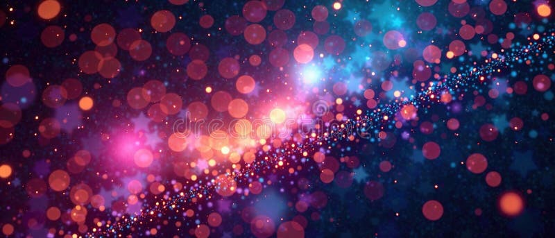 Stunning Starry Night Lightscape Loop Animation Vibrant Colorful and ...