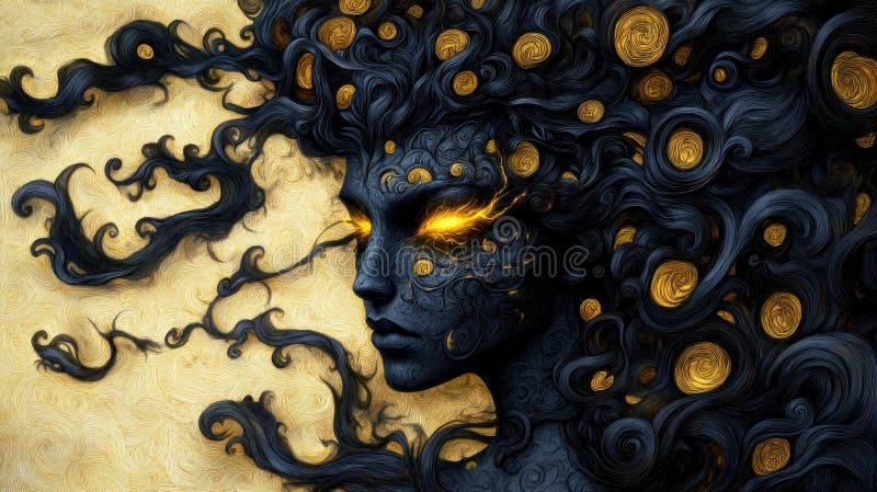 Witness a Powerful Celtic Storm Deity Commanding Lightning, Depicted ...