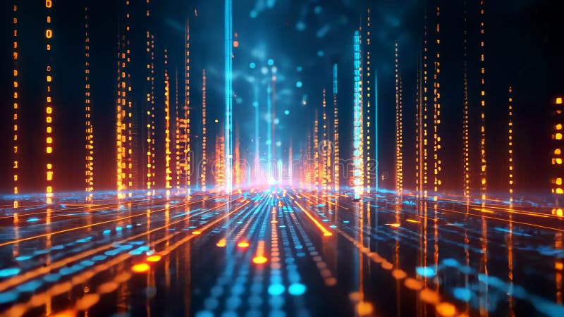 Experience the Mesmerizing Dynamic Digital Matrix Flow Enhanced by ...