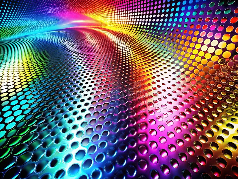 Dynamic Dot Ripple Pattern a Futuristic Abstract Visual for Modern ...