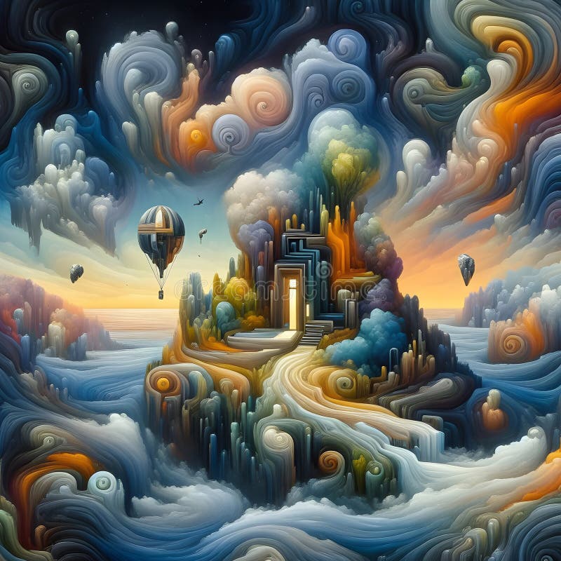 Embrace the Darkness: AI Artwork Exploring Shadows Stock Illustration ...