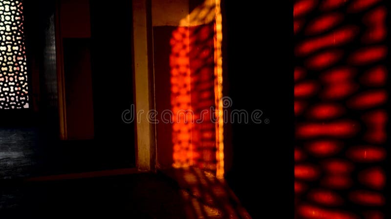 12 January 2024- Shadow of Latticed Window on the Wall of Mughal Era in ...