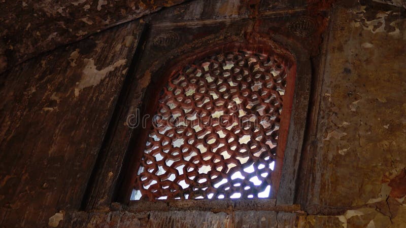 8 Januray 2024 - Sunlight through Jali Window Inside Afsarwala Mosque ...