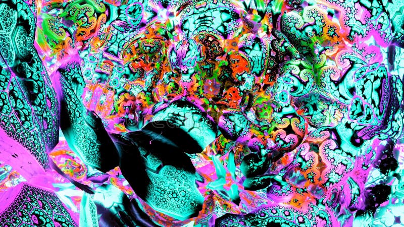 Psychedelic Camera Flight for Concerts and Nightclubs Stock Video ...