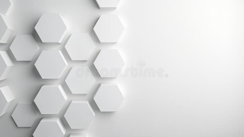 A Sleek Hexagonal Wall Pattern Brings Depth and Texture To Your Space ...