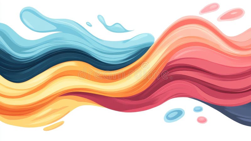 Experience Modern Design with Smooth Wave Lines and Vibrant Textures in ...