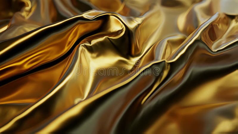 Experience the Movement of Abstract Gold Textures Flowing Gracefully ...