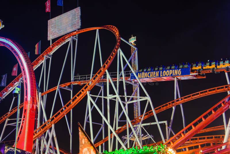 Experience the Munchen Looping Roller Coaster at the London Christmas ...