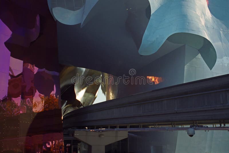 Experience Music Project editorial photo. Image of surface - 9527436