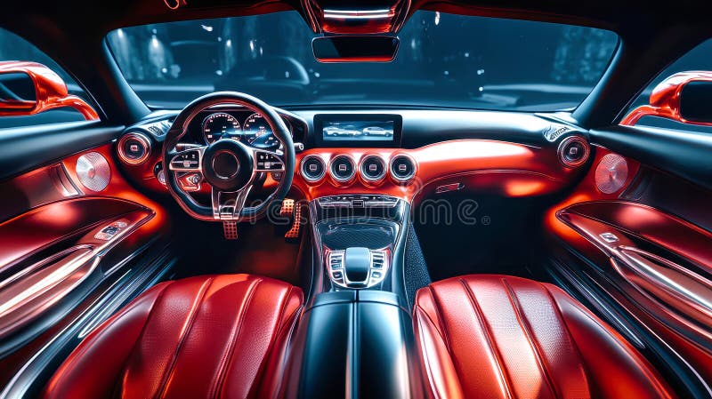 Experience the Opulence of a Well-crafted Luxury Car Interior Featuring ...