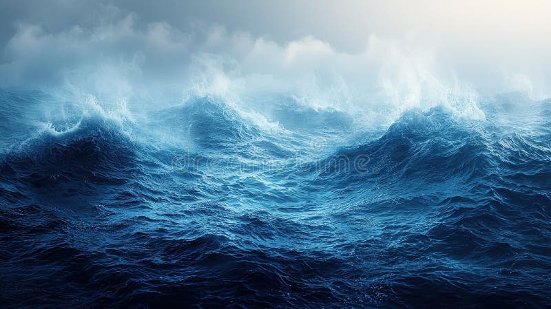 Experience the Raw Power of the Ocean As Waves Crest Under a Dramatic ...