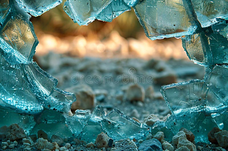 Broken Screen, Realistic Texture Stock Illustration - Illustration of ...