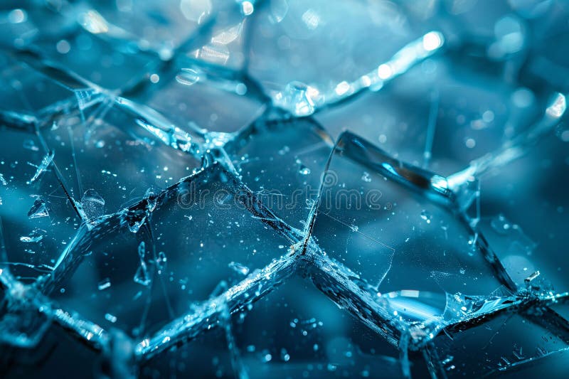 Shattered Phone Screen, Realistic. Stock Illustration - Illustration of ...