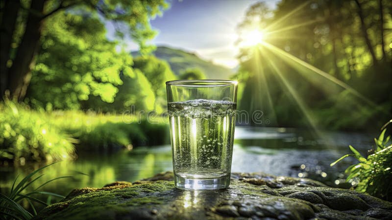 Experience the Refreshing Purity of Sparkling Mountain Spring Water a ...