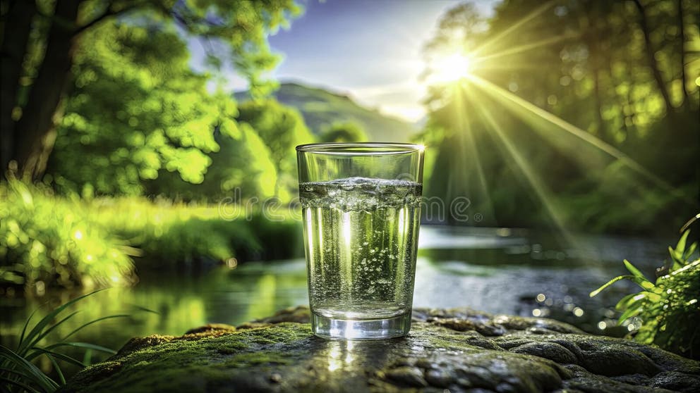Experience the Refreshing Purity of Sparkling Mountain Spring Water a ...