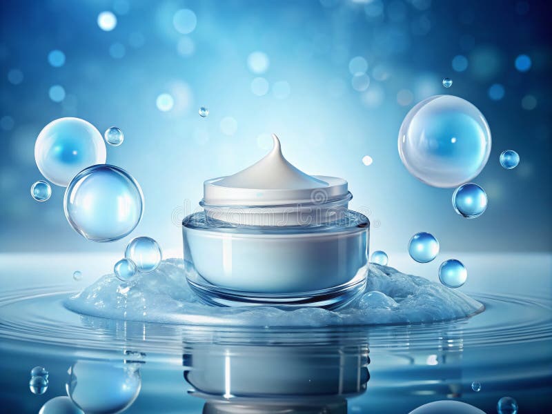 Revitalizing Hydration a Luxurious Moisturizer Image Showcasing ...