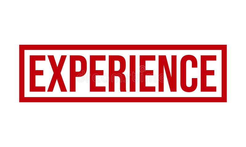 Experience Rubber Stamp Seal Vector Stock Vector - Illustration of ...